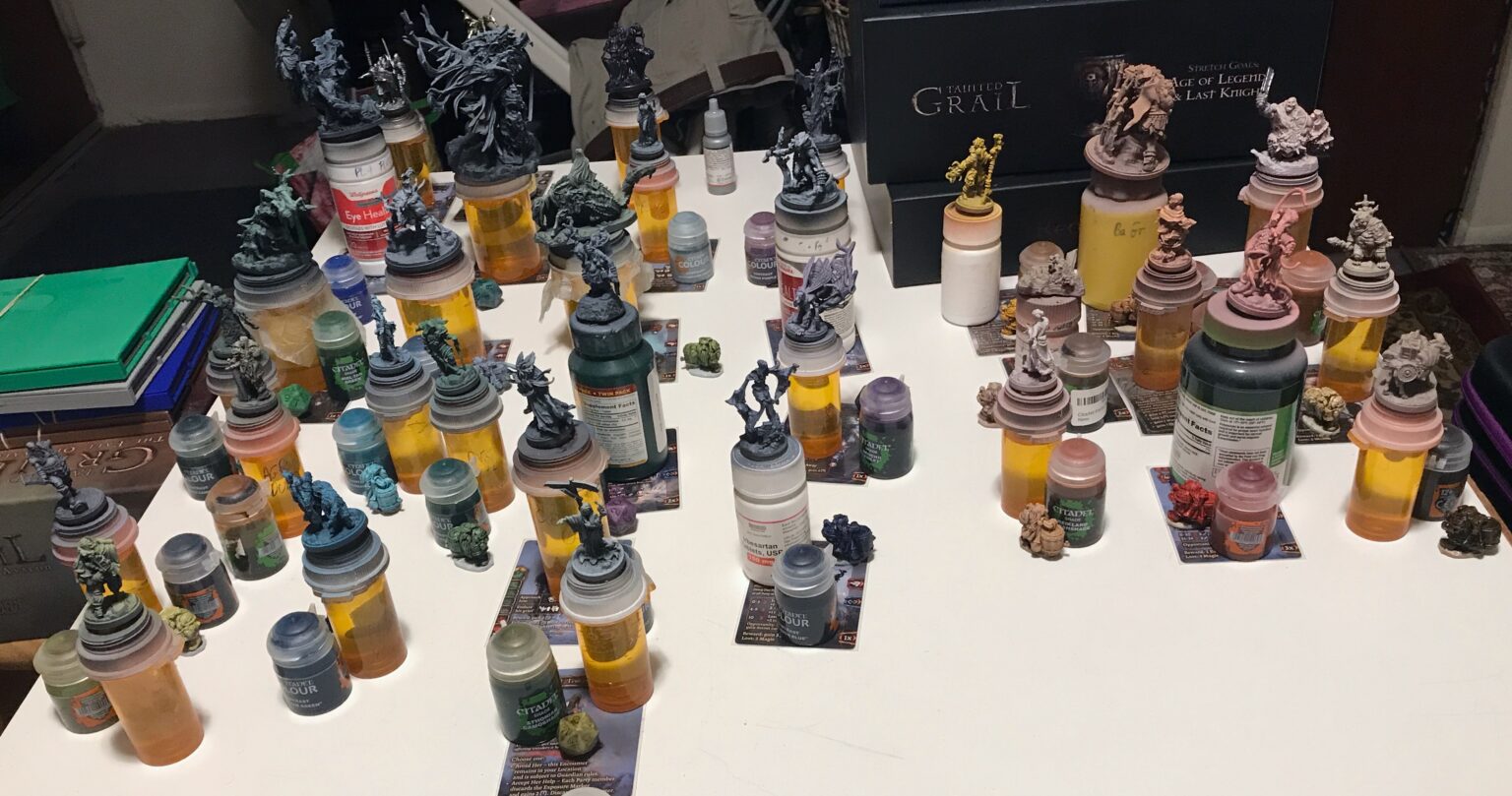 Tainted Grail Wave 2 – shaded zenithal, contrasts and washes, and Metal ...