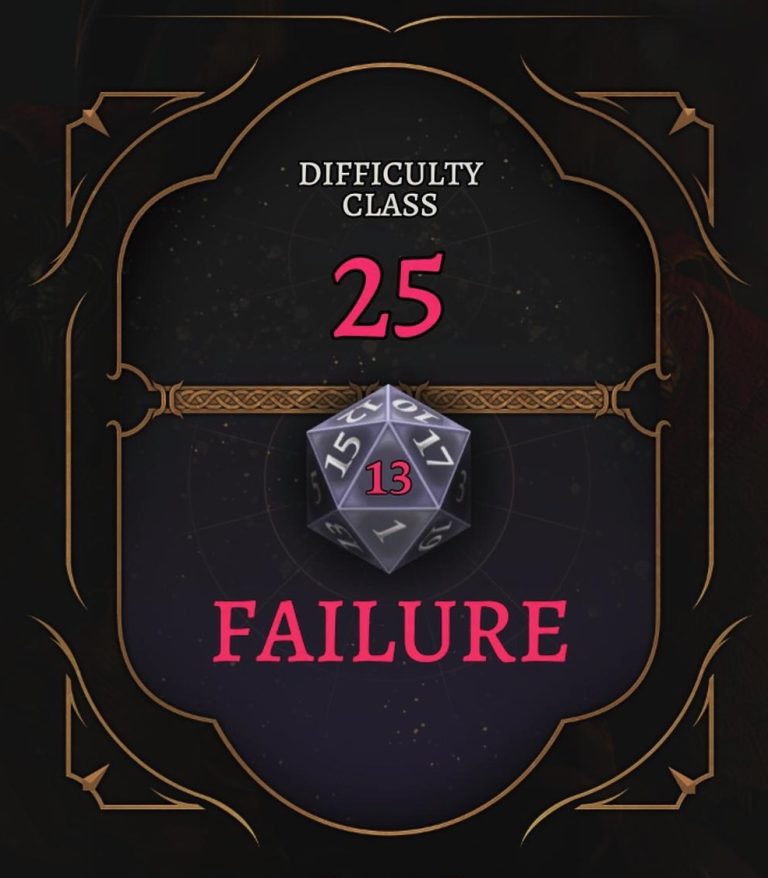 BG3 – An explanation of Dice Checks – The Argothald Journal