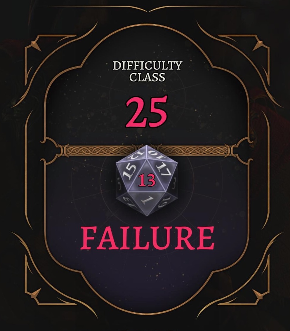 BG3 – An explanation of Dice Checks – The Argothald Journal