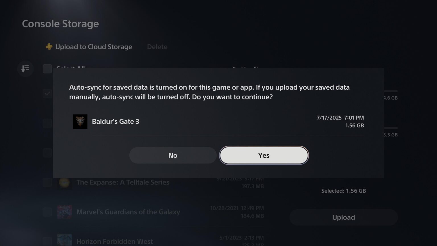 Preserving BG3 game saves made on PS5 – The Argothald Journal