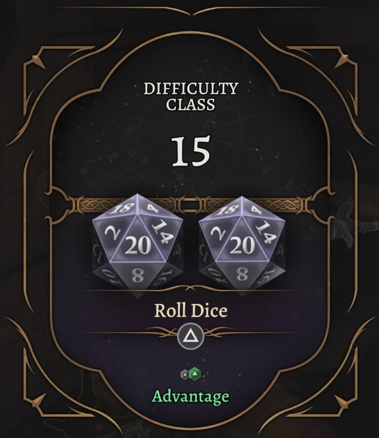 BG3 – An explanation of Dice Checks – The Argothald Journal