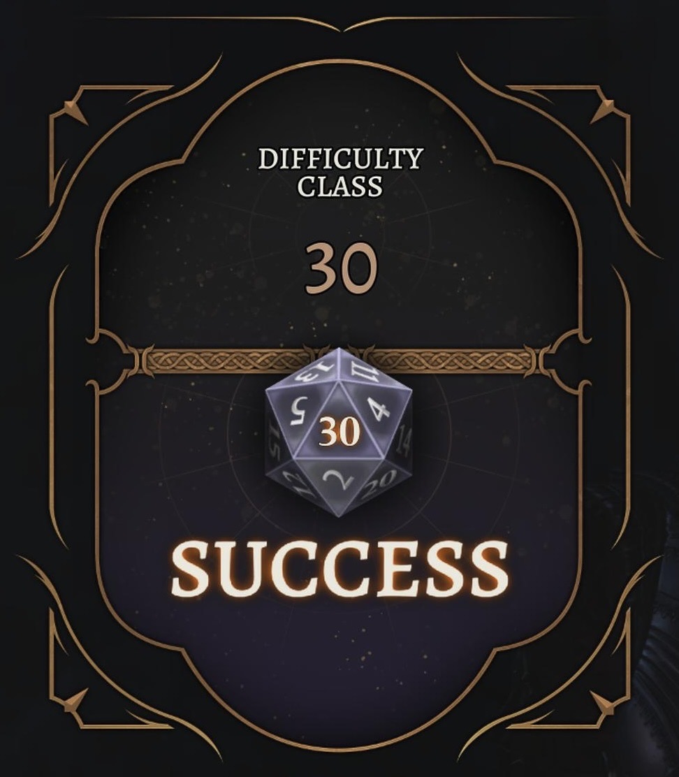BG3 – An explanation of Dice Checks – The Argothald Journal